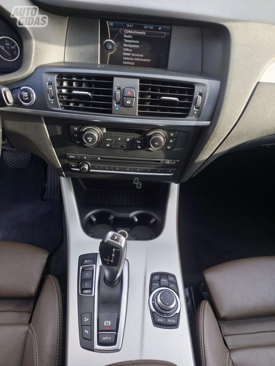 BMW X3 2013 in Vilnius, with an engine capacity of 3.00 L and mileage of 284 thousand km for 7900 €, photo 9 on AUTOMOTO.COM.LV