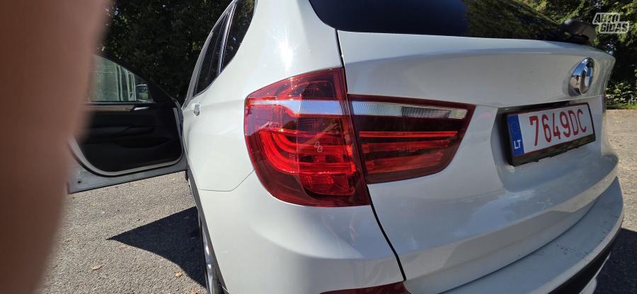 BMW X3 2014 in Mazeikiai, with an engine capacity of 2.00 L and mileage of 267 thousand km for 8200 €, photo 30 on AUTOMOTO.COM.LV
