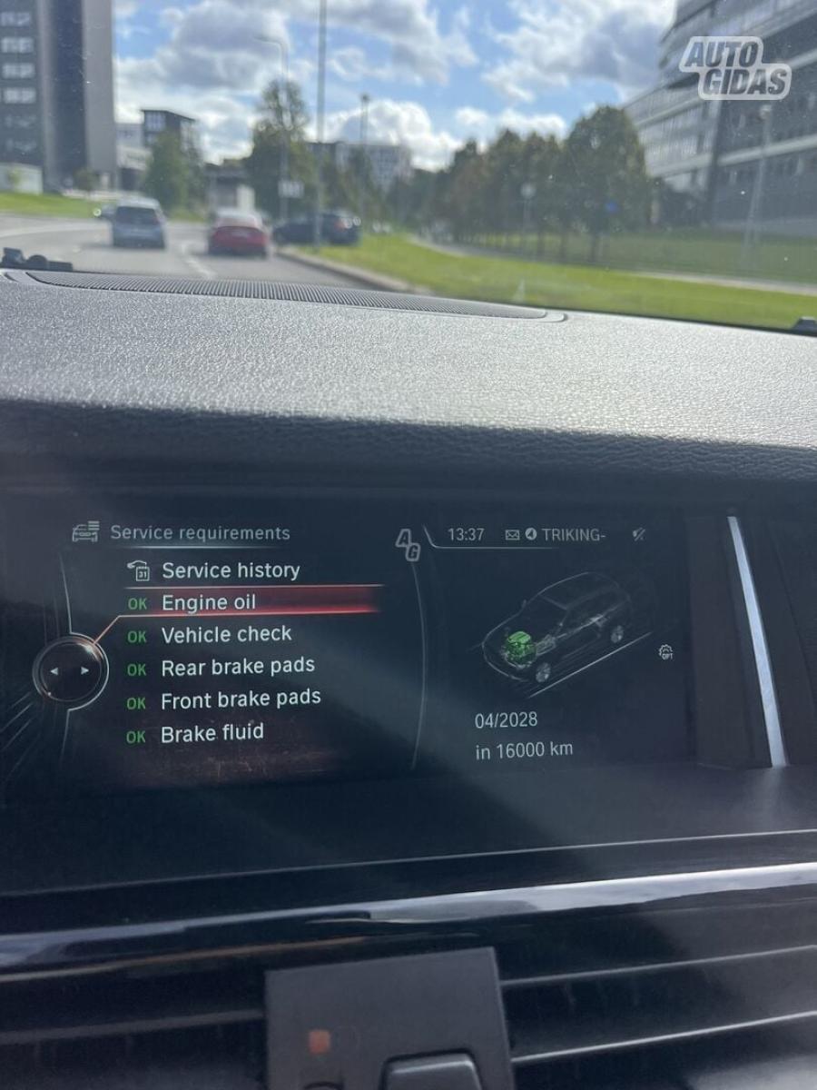 BMW X3 2014 Viļņa, ar dzinēja tilpumu 3.00 L un nobraukumu 365 tūkst. km par 12000 €, foto 16 vietnē AUTOMOTO.COM.LV