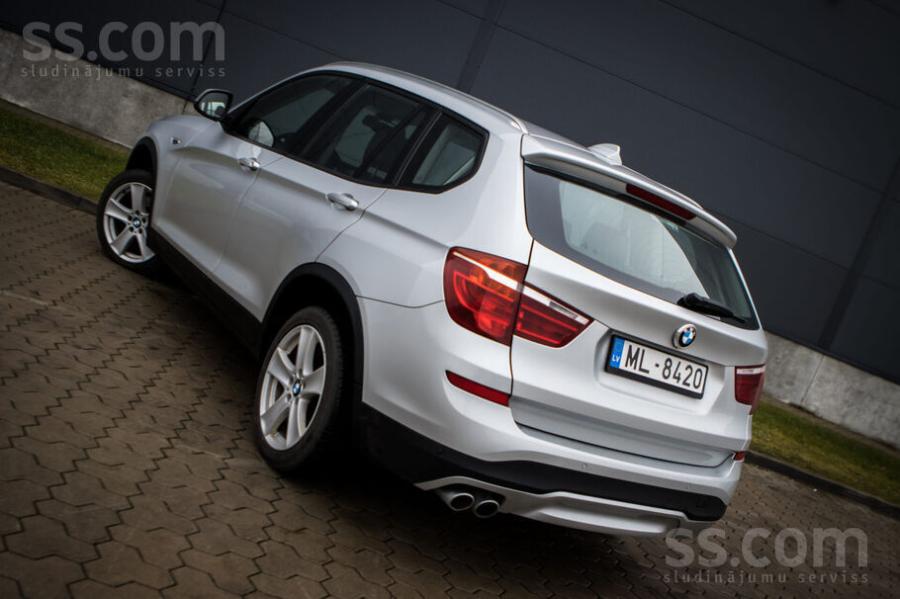 BMW X3 2016 Rīga, ar dzinēja tilpumu 3.00 L un nobraukumu 242 tūkst. km par 12990 €, foto 7 vietnē AUTOMOTO.COM.LV