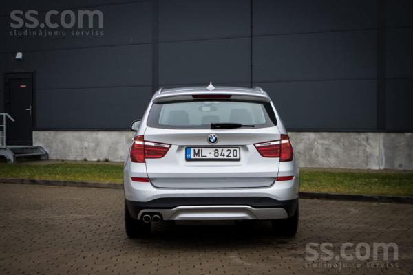 BMW X3 2016 Rīga, ar dzinēja tilpumu 3.00 L un nobraukumu 242 tūkst. km par 12990 €, foto 8 vietnē AUTOMOTO.COM.LV