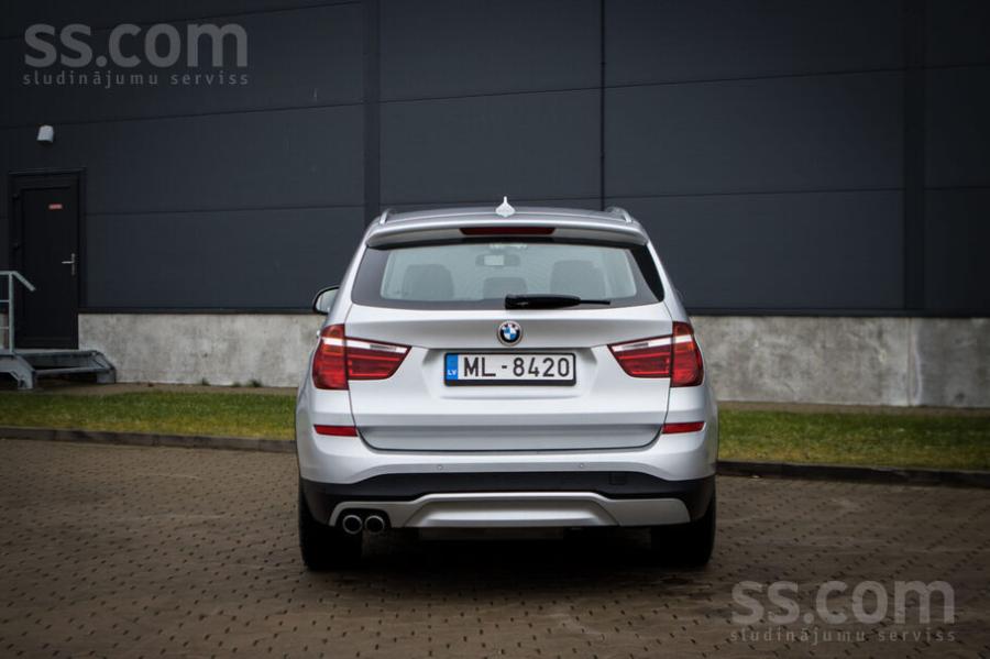 BMW X3 2016 Rīga, ar dzinēja tilpumu 3.00 L un nobraukumu 242 tūkst. km par 12990 €, foto 8 vietnē AUTOMOTO.COM.LV