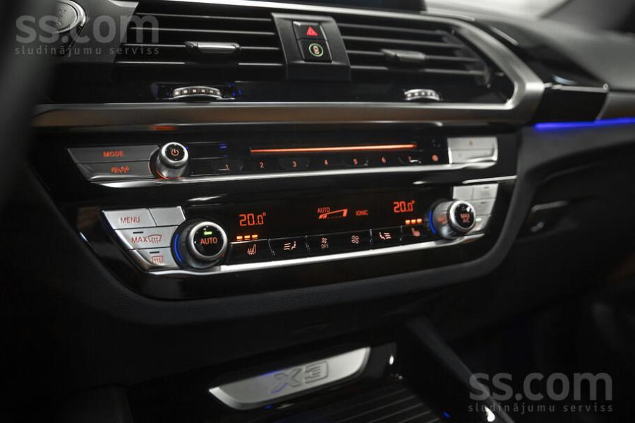 BMW X3 2018 in Tukums, with an engine capacity of 3.00 L and mileage of 0 thousand km for 29555 €, photo 19 on AUTOMOTO.COM.LV