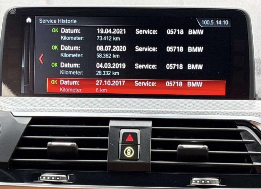 BMW X3 2018 Elektrėnai, ar dzinēja tilpumu 2.00 L un nobraukumu 189 tūkst. km par 26500 €, foto 18 vietnē AUTOMOTO.COM.LV