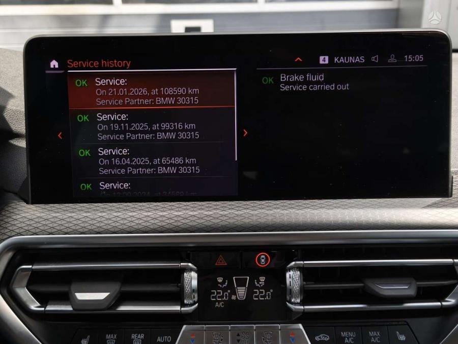 БМВ Х3 2023 в Каунас, объемом двигателя 2.00 л и пробегом 123 тыс. км за 43271 €, фото 33 на AUTOMOTO.COM.LV