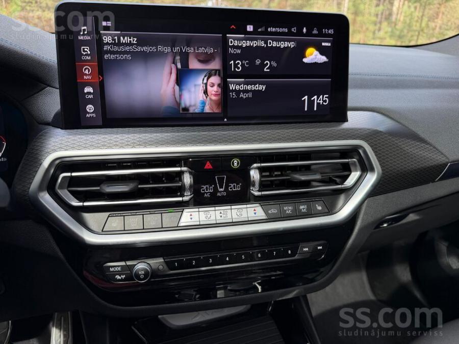 BMW X3 2024 in Daugavpils, with an engine capacity of 2.00 L and mileage of 35 thousand km for 46000 €, photo 20 on AUTOMOTO.COM.LV