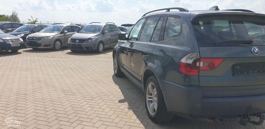 Zaļš BMW X3 2004 Kėdainiai, ar dzinēja tilpumu 3.00 L un nobraukumu 315 tūkst. km par 3500 €, foto 7 vietnē AUTOMOTO.COM.LV