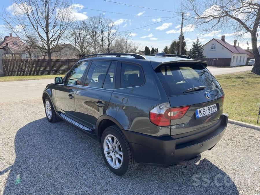 Zaļš BMW X3 2004 Ventspils, ar dzinēja tilpumu 3.00 L un nobraukumu 355 tūkst. km par 4000 €, foto 5 vietnē AUTOMOTO.COM.LV