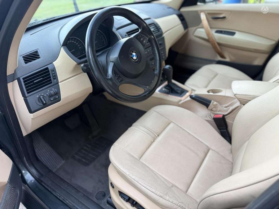 Green BMW X3 2004 in Kaunas, with an engine capacity of 2.98 L and mileage of 276 thousand km for 2800 €, photo 14 on AUTOMOTO.COM.LV