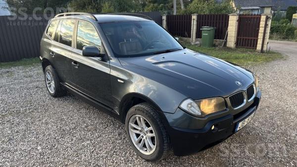 Green BMW X3 2004 in Rezekne, with an engine capacity of 3.00 L and mileage of 0 thousand km for 3250 €, photo 7 on AUTOMOTO.COM.LV