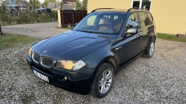 Green BMW X3 2004 in Rezekne, with an engine capacity of 3.00 L and mileage of 0 thousand km for 3250 €, photo 1 on AUTOMOTO.COM.LV