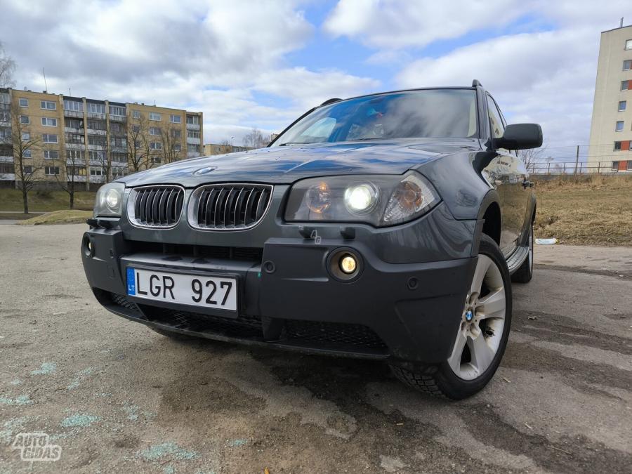 Zaļš BMW X3 2005 Viļņa, ar dzinēja tilpumu 3.00 L un nobraukumu 346 tūkst. km par 3500 €, foto 1 vietnē AUTOMOTO.COM.LV