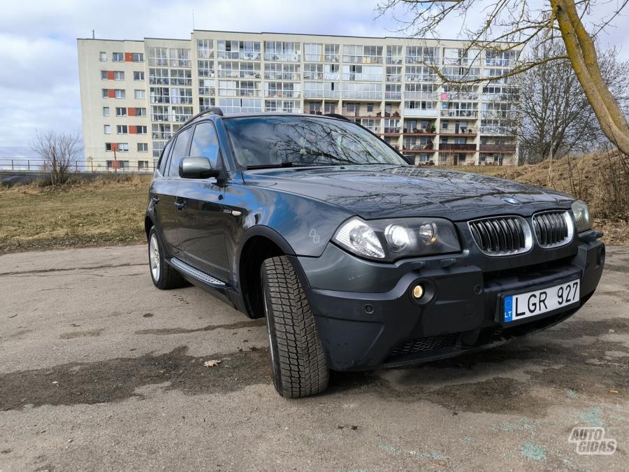 Zaļš BMW X3 2005 Viļņa, ar dzinēja tilpumu 3.00 L un nobraukumu 346 tūkst. km par 3500 €, foto 3 vietnē AUTOMOTO.COM.LV
