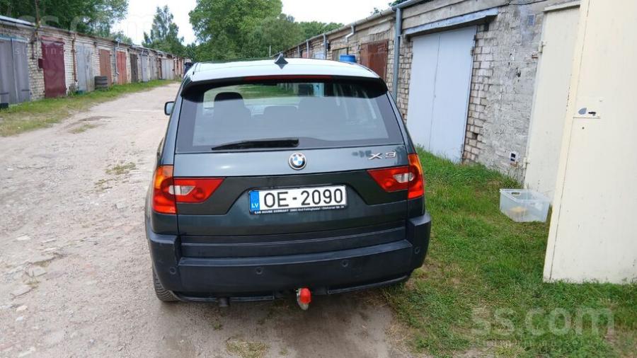 Zaļš BMW X3 2005 Liepāja, ar dzinēja tilpumu 2.00 L un nobraukumu 314 tūkst. km par 4575 €, foto 5 vietnē AUTOMOTO.COM.LV