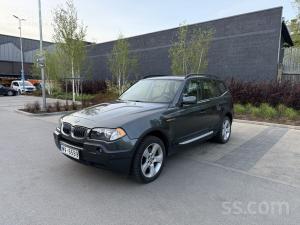 Zaļš BMW X3 2005 Rīga, ar dzinēja tilpumu 3.00 L un nobraukumu 320 tūkst. km par 4000 €, foto  vietnē AUTOMOTO.COM.LV