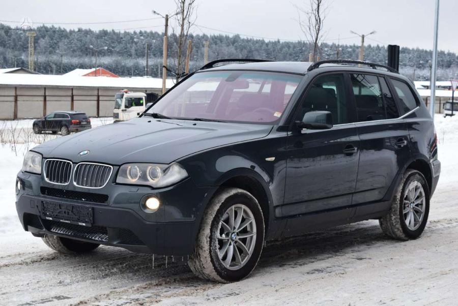 Green BMW X3 2006 in Vilnius, with an engine capacity of 2.99 L and mileage of 323 thousand km for 5650 €, photo 1 on AUTOMOTO.COM.LV