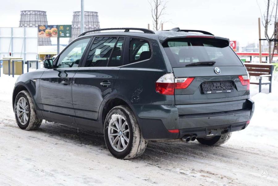 Green BMW X3 2006 in Vilnius, with an engine capacity of 2.99 L and mileage of 323 thousand km for 5650 €, photo 6 on AUTOMOTO.COM.LV