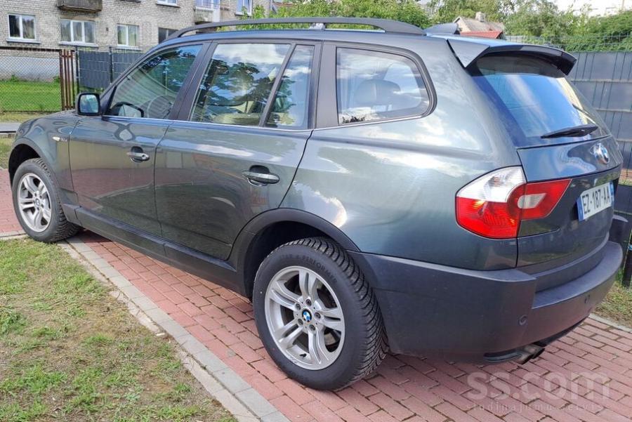 Zaļš BMW X3 2006 Liepāja, ar dzinēja tilpumu 3.00 L un nobraukumu 318 tūkst. km par 4100 €, foto 5 vietnē AUTOMOTO.COM.LV