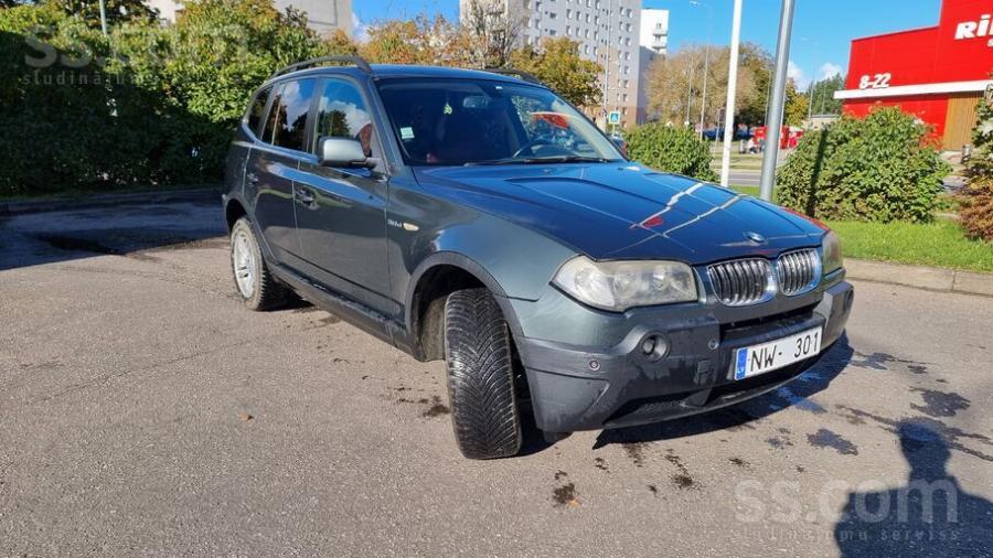 Zaļš BMW X3 2006 Liepāja, ar dzinēja tilpumu 3.00 L un nobraukumu 318 tūkst. km par 4100 €, foto 6 vietnē AUTOMOTO.COM.LV