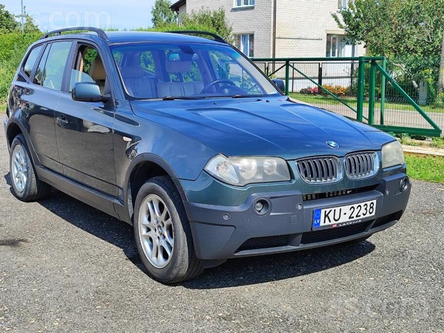 Зеленый БМВ Х3 2006 в Рига, объемом двигателя 2.00 л и пробегом 407 тыс. км за 4200 €, фото 1 на AUTOMOTO.COM.LV