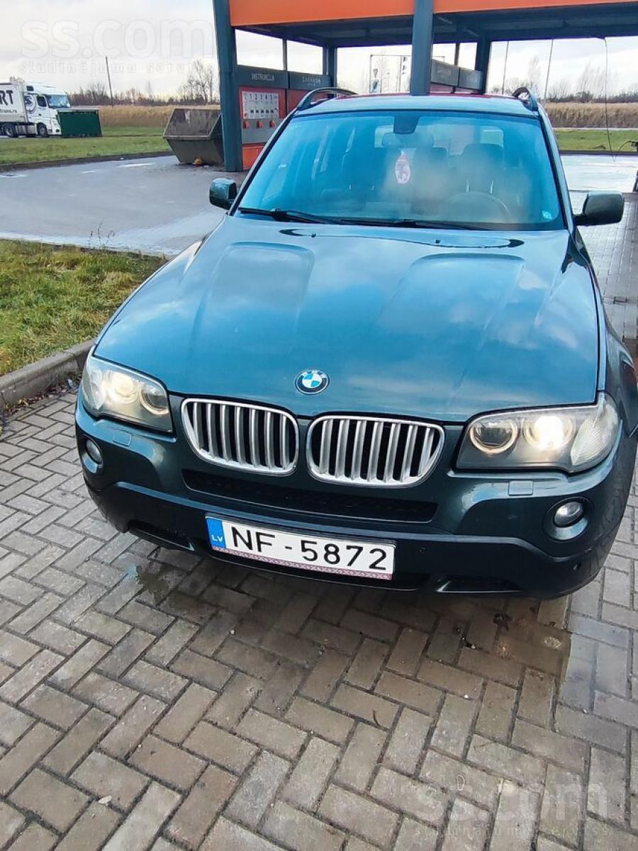 Green BMW X3 2007 in Jekabpils, with an engine capacity of 3.00 L and mileage of 447 thousand km for 4700 €, photo 2 on AUTOMOTO.COM.LV