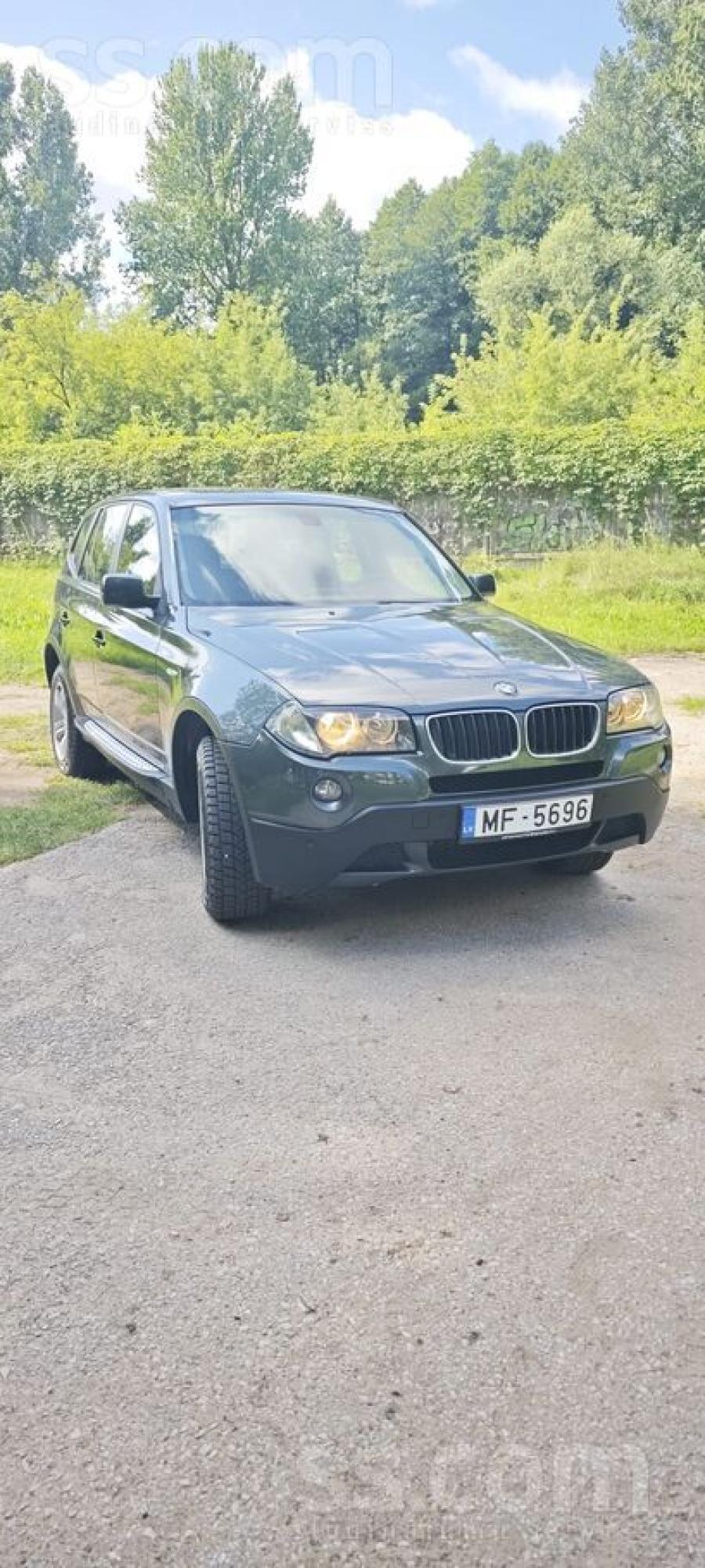 Green BMW X3 2007 in Riga, with an engine capacity of 2.00 L and mileage of 392 thousand km for 4550 €, photo 7 on AUTOMOTO.COM.LV