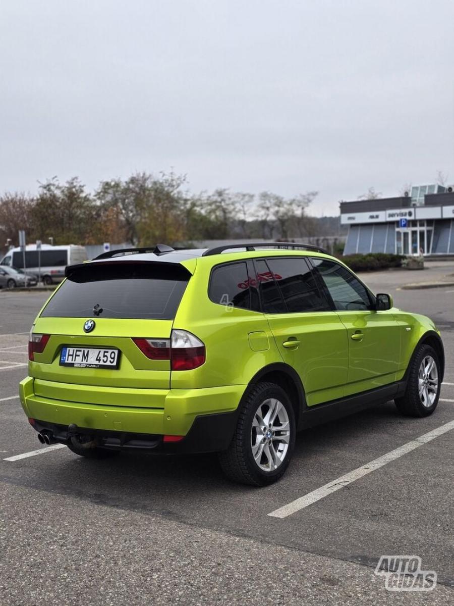 Green BMW X3 2008 in Vilnius, with an engine capacity of 3.00 L and mileage of 387 thousand km for 4999 €, photo 2 on AUTOMOTO.COM.LV