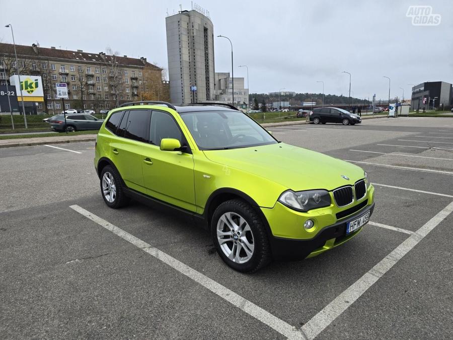 Green BMW X3 2008 in Vilnius, with an engine capacity of 3.00 L and mileage of 387 thousand km for 4999 €, photo 6 on AUTOMOTO.COM.LV