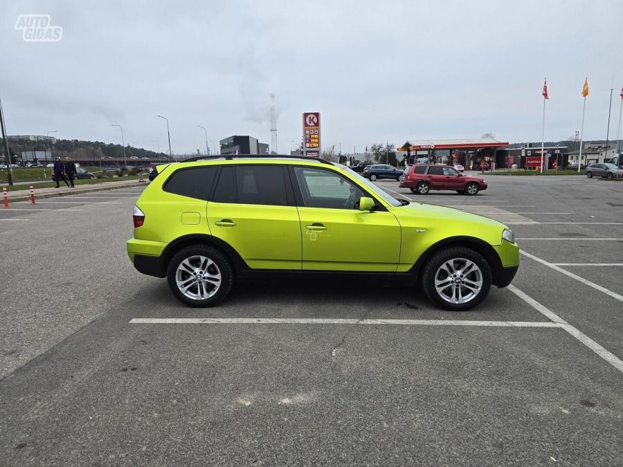 Green BMW X3 2008 in Vilnius, with an engine capacity of 3.00 L and mileage of 387 thousand km for 4999 €, photo 7 on AUTOMOTO.COM.LV