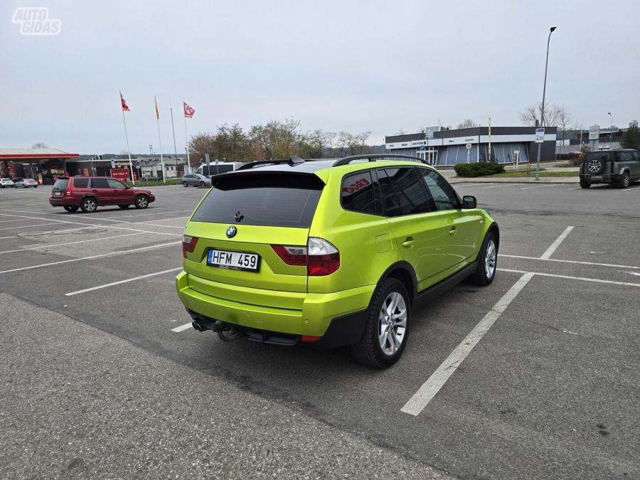Green BMW X3 2008 in Vilnius, with an engine capacity of 3.00 L and mileage of 387 thousand km for 4999 €, photo 8 on AUTOMOTO.COM.LV