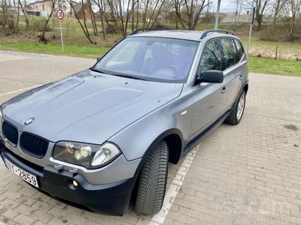Pelēks BMW X3 2004 Rēzekne, ar dzinēja tilpumu 3.00 L un nobraukumu 0 tūkst. km par 4550 €, foto 2 vietnē AUTOMOTO.COM.LV