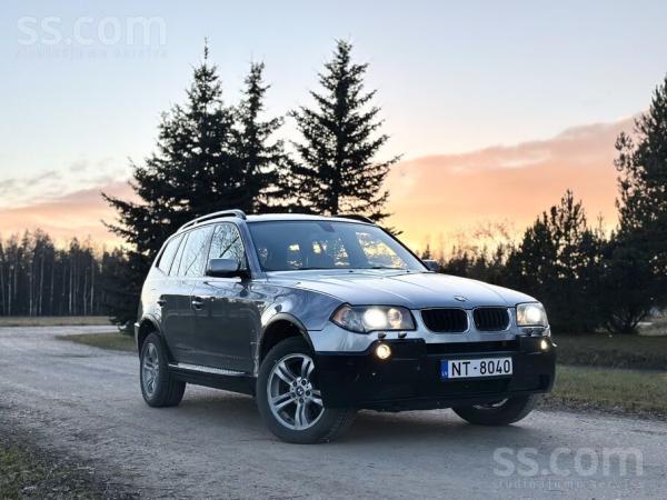 Grey BMW X3 2004 in Preili, with an engine capacity of 3.00 L and mileage of 279 thousand km for 4390 €, photo 1 on AUTOMOTO.COM.LV