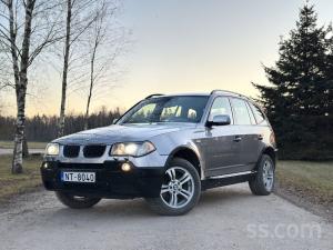 Pelēks BMW X3 2004 Preiļi, ar dzinēja tilpumu 3.00 L un nobraukumu 279 tūkst. km par 4390 €, foto 3 vietnē AUTOMOTO.COM.LV