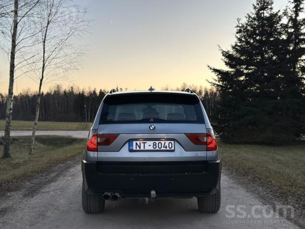 Grey BMW X3 2004 in Preili, with an engine capacity of 3.00 L and mileage of 279 thousand km for 4390 €, photo 6 on AUTOMOTO.COM.LV