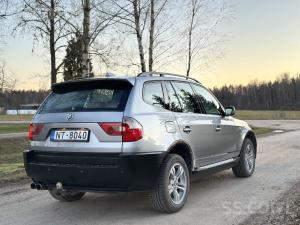 Pelēks BMW X3 2004 Preiļi, ar dzinēja tilpumu 3.00 L un nobraukumu 279 tūkst. km par 4390 €, foto 7 vietnē AUTOMOTO.COM.LV