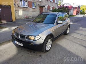 Grey BMW X3 2004 in Riga, with an engine capacity of 2.00 L and mileage of 0 thousand km for 3700 €, photo  on AUTOMOTO.COM.LV