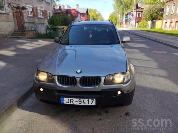 Grey BMW X3 2004 in Riga, with an engine capacity of 2.00 L and mileage of 0 thousand km for 3700 €, photo 2 on AUTOMOTO.COM.LV