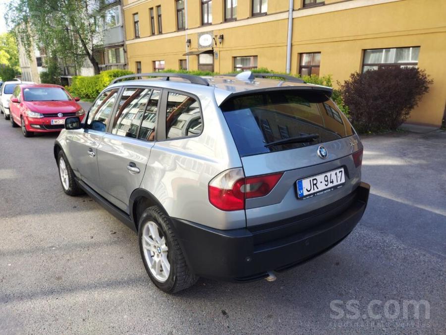 Grey BMW X3 2004 in Riga, with an engine capacity of 2.00 L and mileage of 0 thousand km for 3700 €, photo 5 on AUTOMOTO.COM.LV