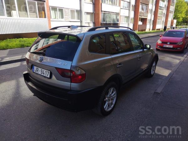 Grey BMW X3 2004 in Riga, with an engine capacity of 2.00 L and mileage of 0 thousand km for 3700 €, photo 6 on AUTOMOTO.COM.LV