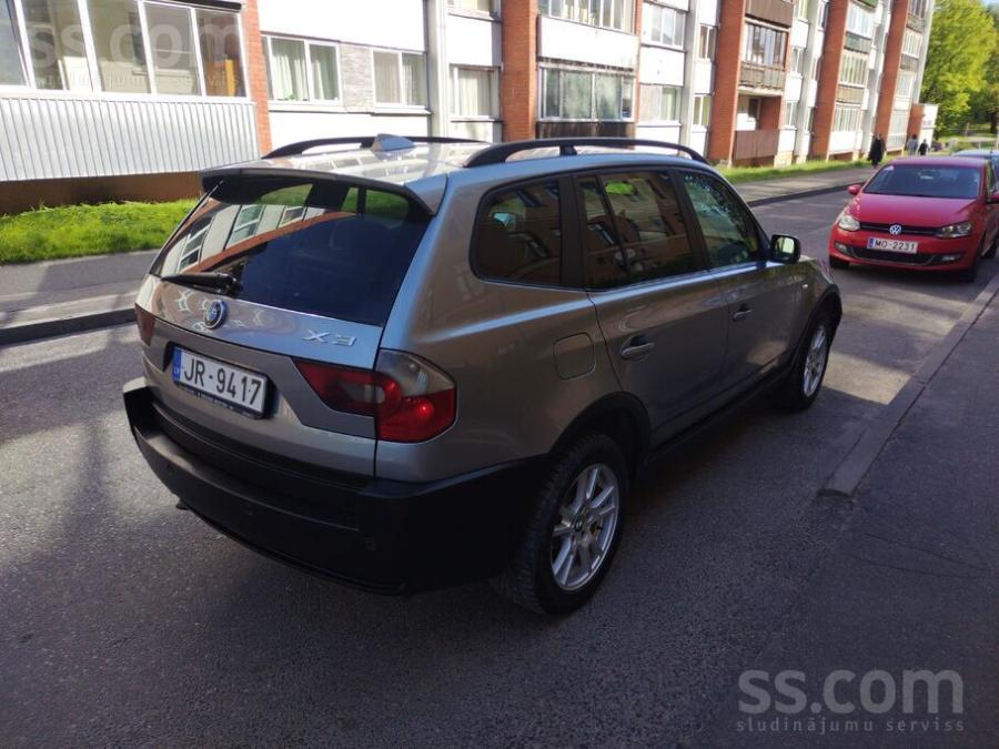 Grey BMW X3 2004 in Riga, with an engine capacity of 2.00 L and mileage of 0 thousand km for 3700 €, photo 6 on AUTOMOTO.COM.LV
