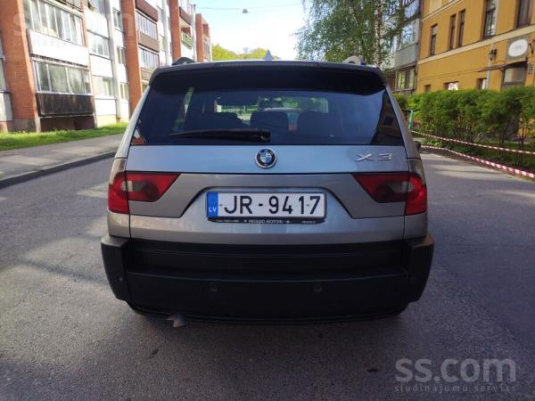 Grey BMW X3 2004 in Riga, with an engine capacity of 2.00 L and mileage of 0 thousand km for 3700 €, photo 7 on AUTOMOTO.COM.LV