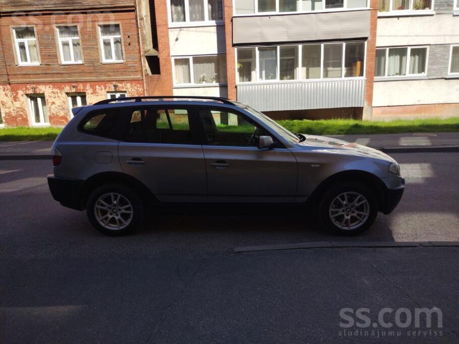 Grey BMW X3 2004 in Riga, with an engine capacity of 2.00 L and mileage of 0 thousand km for 3700 €, photo 8 on AUTOMOTO.COM.LV
