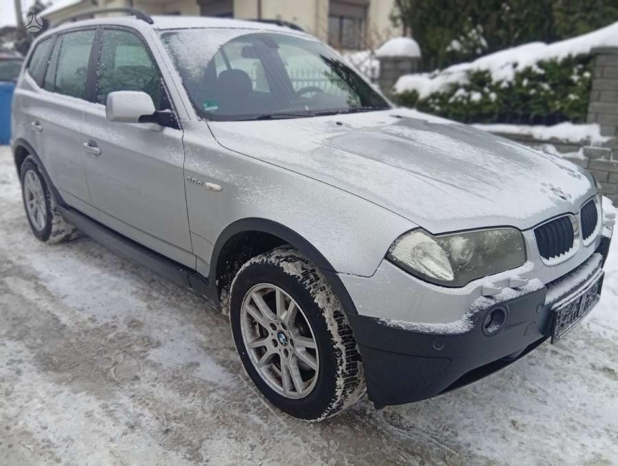 Grey BMW X3 2004 in Marijampole, with an engine capacity of 2.99 L and mileage of 250 thousand km for 3200 €, photo 3 on AUTOMOTO.COM.LV