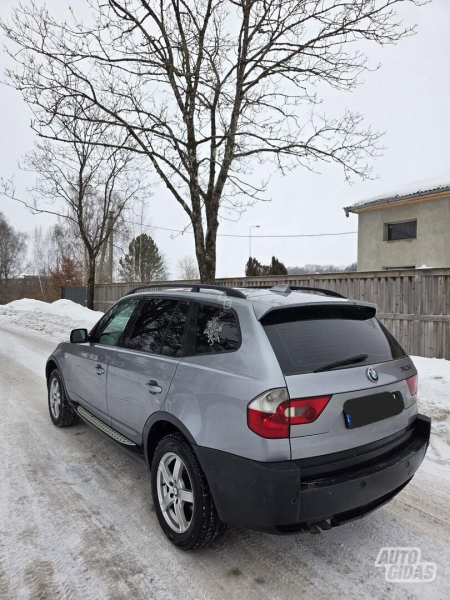 Grey BMW X3 2004 in Plunge, with an engine capacity of 3.00 L and mileage of 267 thousand km for 2650 €, photo 5 on AUTOMOTO.COM.LV