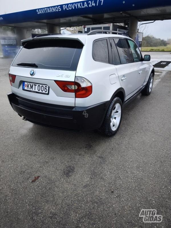 Pelēks BMW X3 2004 Raseiniai, ar dzinēja tilpumu 3.00 L un nobraukumu 250 tūkst. km par 3600 €, foto 2 vietnē AUTOMOTO.COM.LV