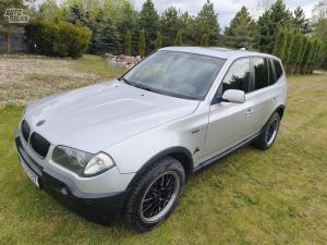 Pelēks BMW X3 2004 Vilkaviškis, ar dzinēja tilpumu 3.00 L un nobraukumu 353 tūkst. km par 2500 €, foto  vietnē AUTOMOTO.COM.LV