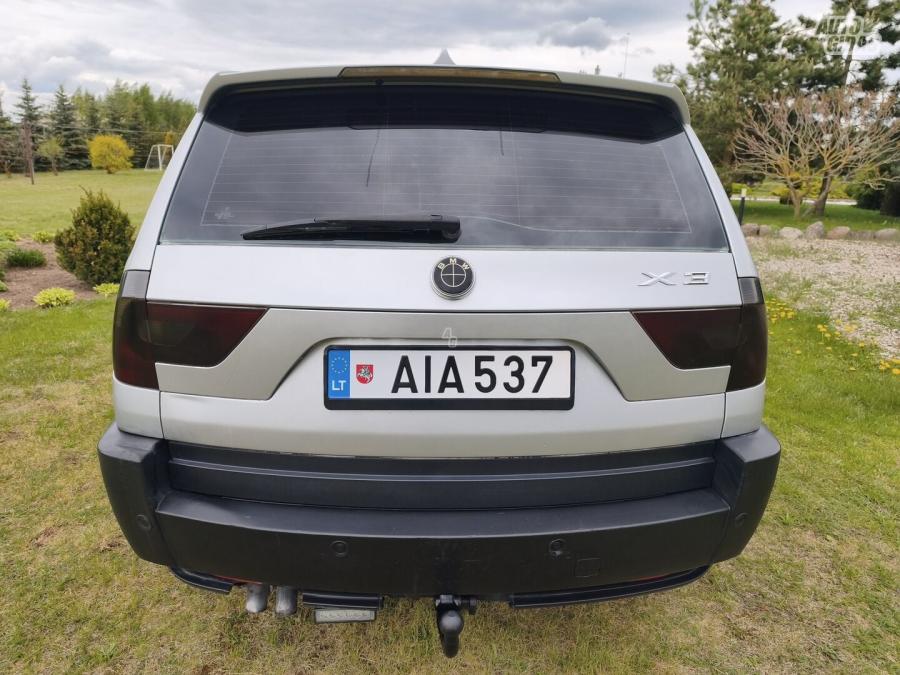 Pelēks BMW X3 2004 Vilkaviškis, ar dzinēja tilpumu 3.00 L un nobraukumu 353 tūkst. km par 2500 €, foto 6 vietnē AUTOMOTO.COM.LV