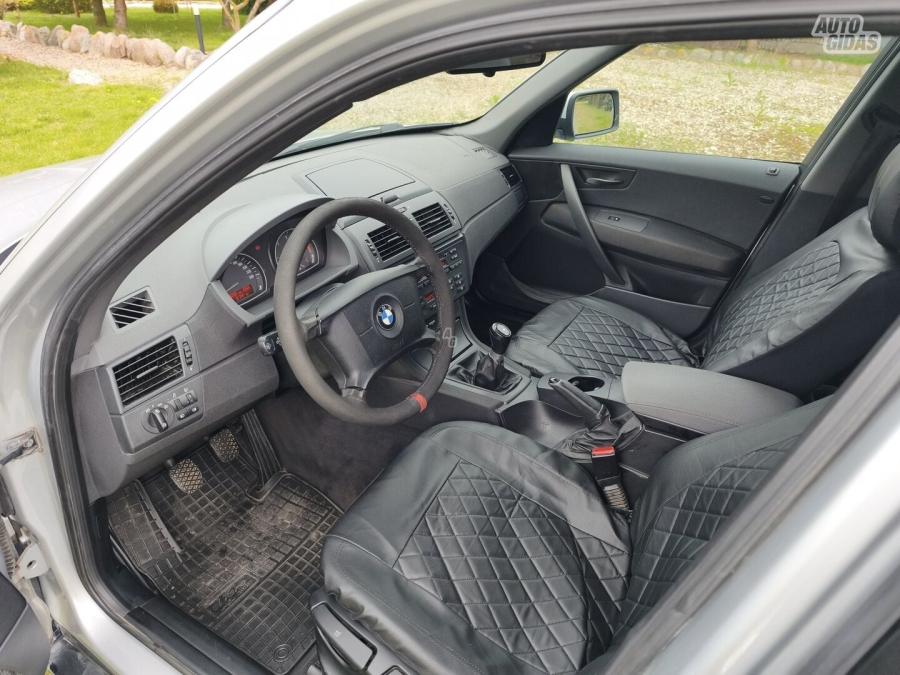 Pelēks BMW X3 2004 Vilkaviškis, ar dzinēja tilpumu 3.00 L un nobraukumu 353 tūkst. km par 2500 €, foto 8 vietnē AUTOMOTO.COM.LV