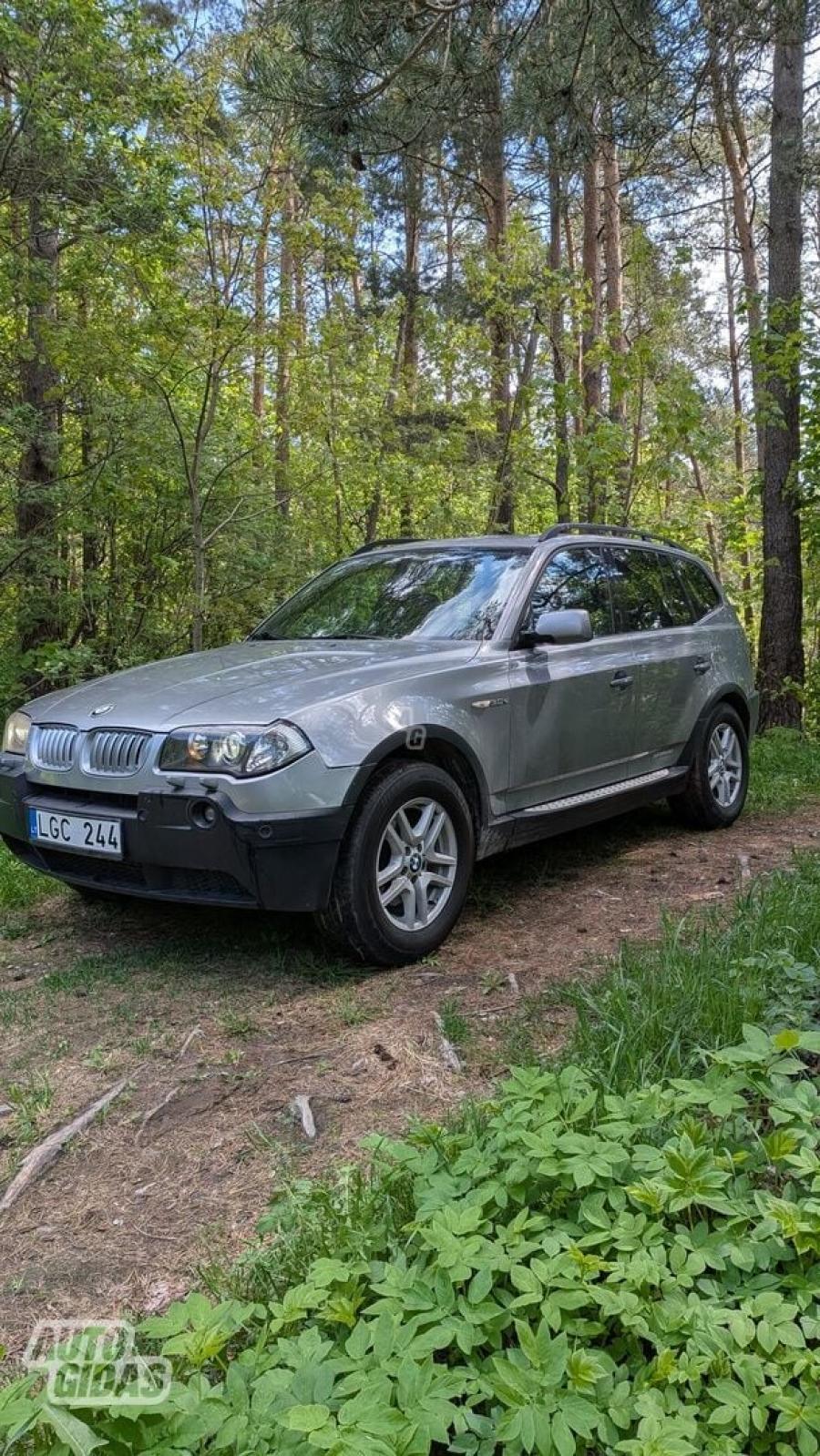 Pelēks BMW X3 2004 Viļņa, ar dzinēja tilpumu 3.00 L un nobraukumu 246 tūkst. km par 3500 €, foto 4 vietnē AUTOMOTO.COM.LV