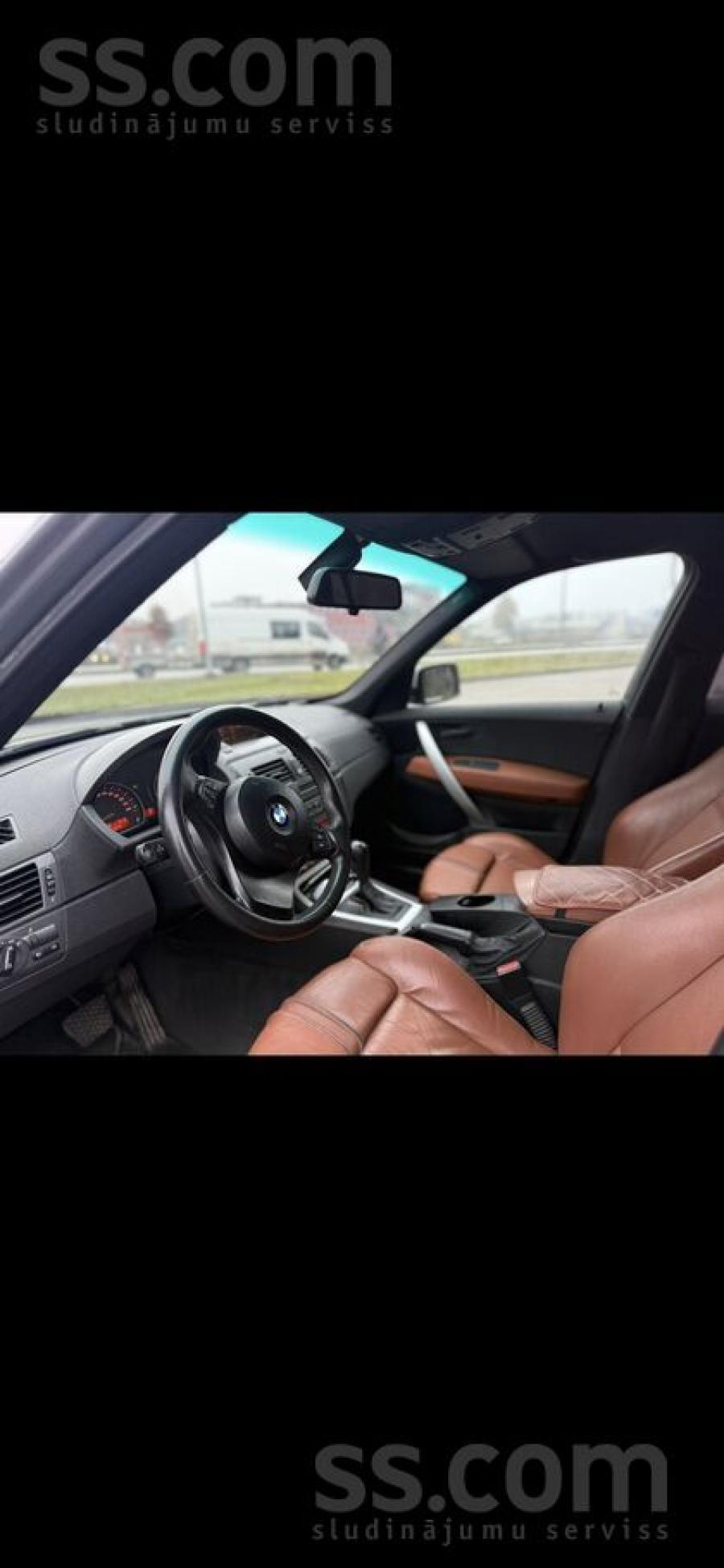 Grey BMW X3 2004 in Riga, with an engine capacity of 3.00 L and mileage of 343 thousand km for 3840 €, photo 9 on AUTOMOTO.COM.LV